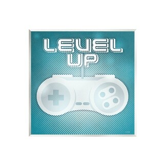 Stupell Level Up Vintage Controller Wall Plaque Art by Yass Naffas ...