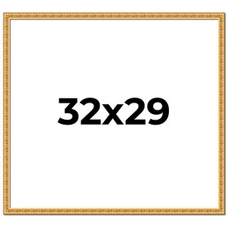 32x29 Frame Gold Real Wood Picture Frame Width 1 inches | Interior ...