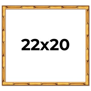 22x20 Frame Gold Bamboo Solid Wood Picture Frame | 1 Inch Moulding ...