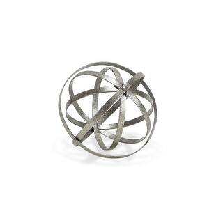 7.5" Gray Small Concentric Folding Ring Orbs Tabletop Decoration - Bed ...