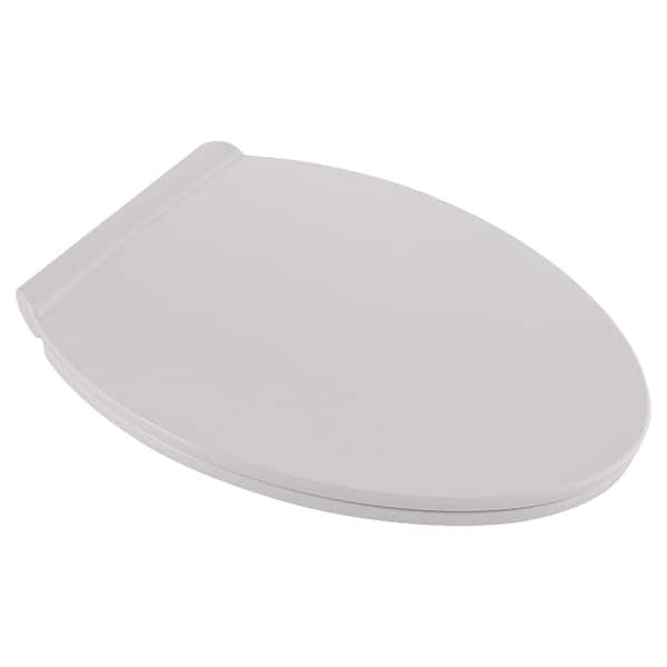 Contemporary Slow-Close Elongated Closed Front Toilet Seat with ...