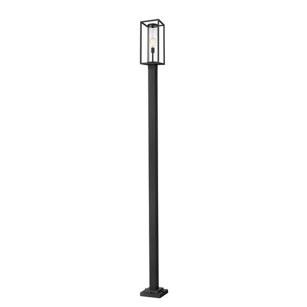 Dunbroch 1 Light Outdoor Post Mounted Fixture - Black - Bed Bath ...