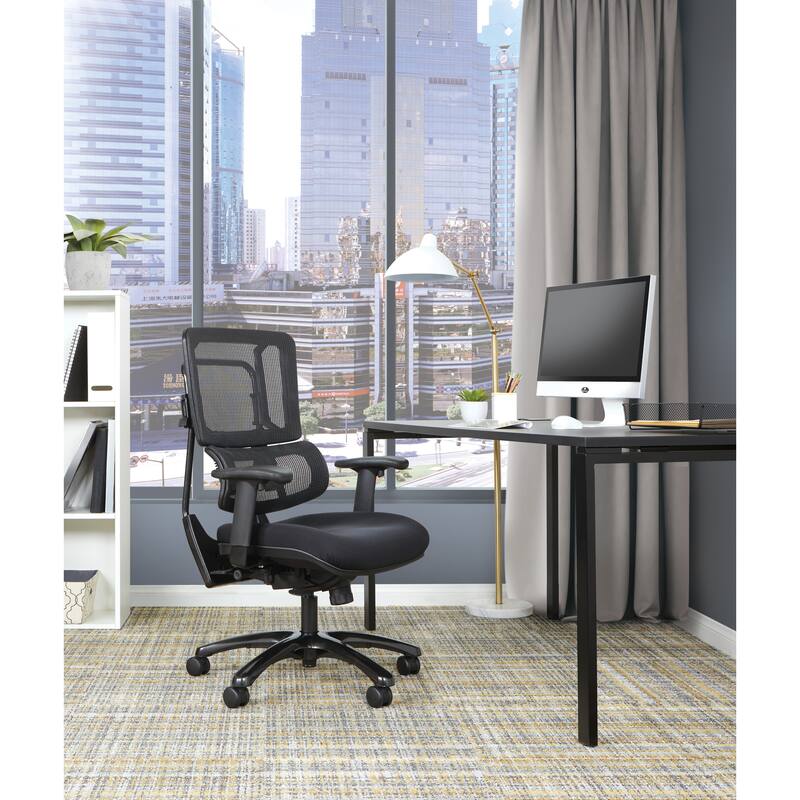 Black Mesh Back Office Chair - Overstock - 18132721