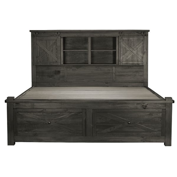 Simply Solid Sharla Solid Wood Storage Platform Bed - Bed Bath & Beyond ...