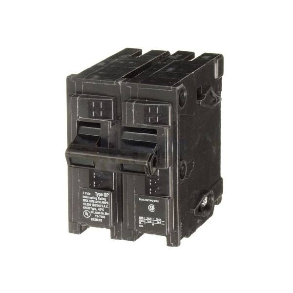 40 Amp Black Plastic Q Double Pole Breaker American Imaginations - Bed ...