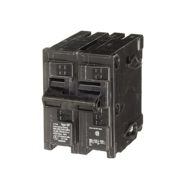 50 AMP Black Plastic Q Double Pole Breaker American Imaginations - Bed ...