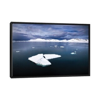 iCanvas "Ice Floes And Mountains, Svalbard" by Jane Rix Framed - Bed ...