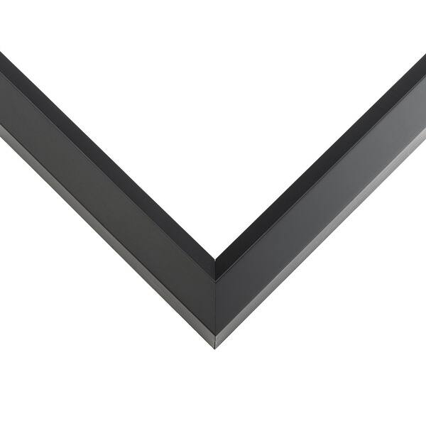 14x34 Shadow Box Frame Black Real Wood Contemporary Shadowbox Display ...