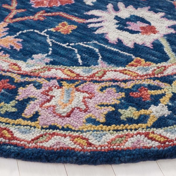 SAFAVIEH Handmade Blossom Moiriosa French Country Wool Rug - On Sale ...