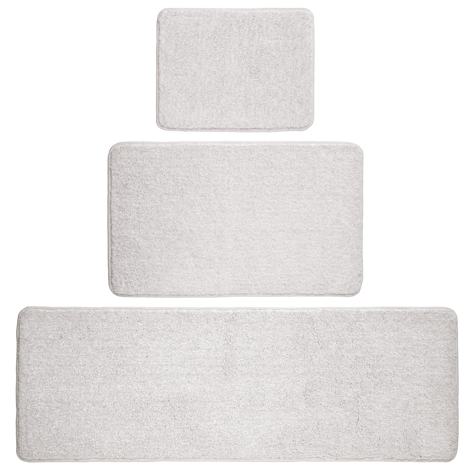 Off-White Microfiber Bathroom Rugs and Bath Mats - Bed Bath & Beyond