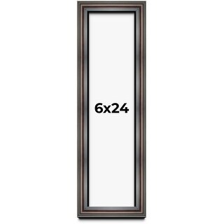 6x24 Shadow Box Frame Brown Cherry | 2.625 Inches Deep Pine Wood - Bed ...