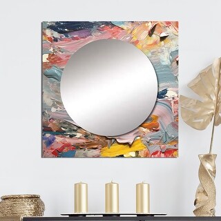 Designart "Summer Pastel Groove Abstract Expressionism" Abstract ...