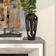 Aluminum Metal Drip Vase with Melting Designed Body - Black, Gold ...