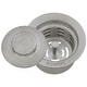Ruvati Extended Garbage Disposal Flange with Deep Basket Strainer and ...