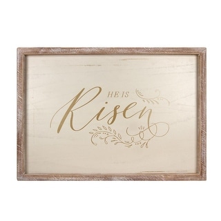 Transpac Wood/MDF Metallic Wall Decor Home Decorations Spring - Bed ...