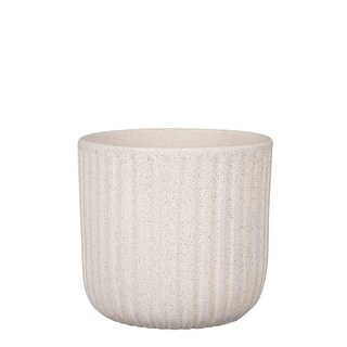 Med. Dante Round Off White Pot-ST - Off White - Bed Bath & Beyond ...