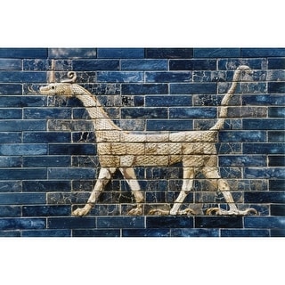 Babylon Ishtar Gate 600 B.C. /Nglazed Enamel Brick Sirrush Dragon From ...