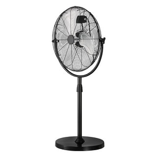 UIMOSO Industrial Pedestal Fan, 18 Inch Standing Fan with 45.3 to 57.9 ...