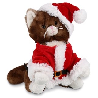 DolliBu Santa Sheep Stuffed Animal Plush with Red Santa Claus Outfit ...