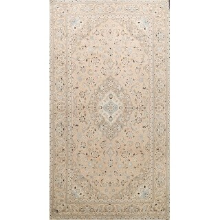 Vintage Muted Floral Kashan Persian Area Rug Wool Hand-knotted - 6'2" x ...