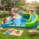 Aoxun 14' x 17' Large Inflatable Water Slide with Splash Pool - Bed ...