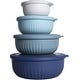COOK WITH COLOR Prep Bowls with Lids- Wide and Deep Nesting Plastic ...