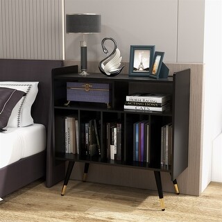 2-Shelf Audio Record Rack with USB Interface - Bed Bath & Beyond - 40161070