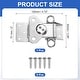 Spring Loaded Butterfly Twist Latch, Steel Twist Latch & Keeper Toggle ...