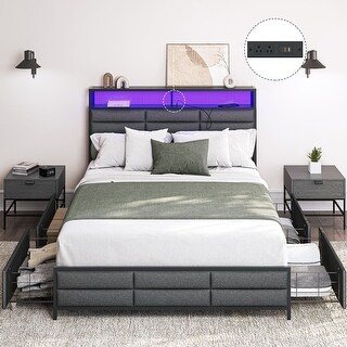 Belleze Century Bed With Drawer