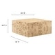 Penrod Mid-Century Burl Wood Square Coffee Table - Bed Bath & Beyond ...