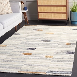 SAFAVIEH Handmade Ebony Bohumila Modern Wool Rug - Bed Bath & Beyond ...