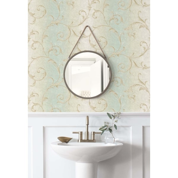 acanthus scroll wallpaper