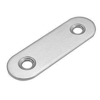Flat Repair Mending Fixing Plate Brackets, 50mm x 16mm,10pcs - Silver ...