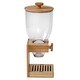 Honey-Can-Do Natural and Clear Bamboo Cereal and Dry Food Dispenser ...