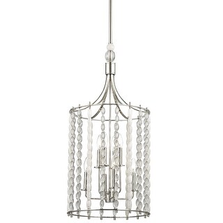 Hudson Valley Whitestone 8-light Polished Nickel Pendant - Bed Bath ...