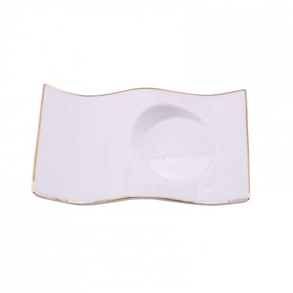 Karaca Laura Turkish Coffee Cup and Saucer Set for 6 - Bed Bath ...