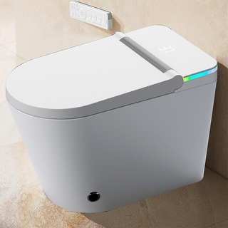 Smart Toilet, One Piece Bidet Toilet for Bathrooms,Modern Elongated ...