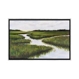 iCanvas "Green Summer Marsh" by April Moffatt Framed - Bed Bath ...