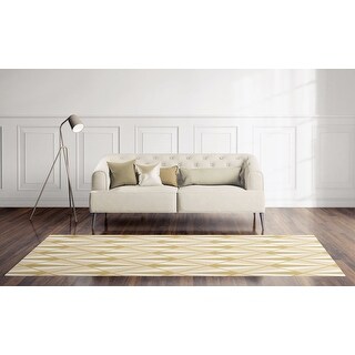 SPOTLIGHT GOLD Area Rug by Kavka Designs - Bed Bath & Beyond - 31138474