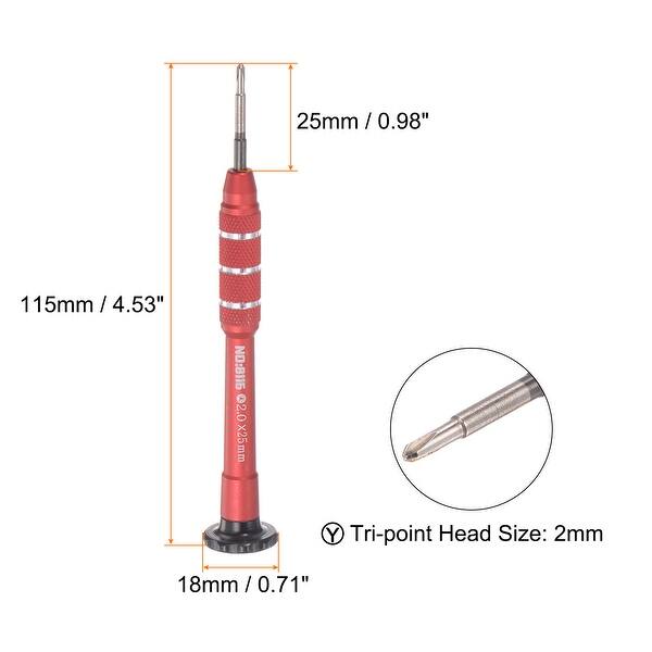 Precision Screwdriver 2mm Y-type Magnetic Head Swivel Lid Screw Driver ...