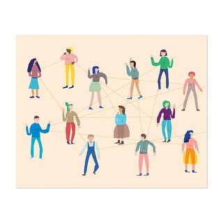Networking Illustrations People Art Print/Poster - Bed Bath & Beyond ...