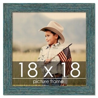 18x18 Distressed/Aged Color Wood Picture Square Frame - Bed Bath ...