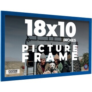 18x10 Frame Gold Solid Wood Picture Frame Width 3 Inches | Interior ...