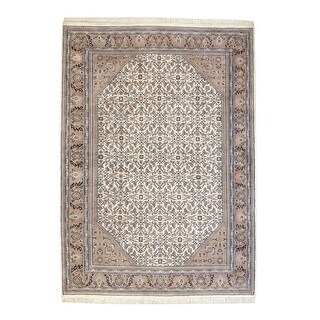 Wahi Rugs Traditional Wool Hand Knotted Rug 5.9x8.0 - 5' x 8' - Bed ...