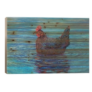 Sea Hen Print On Wood by Iris Scott - Multi-Color - Bed Bath & Beyond ...