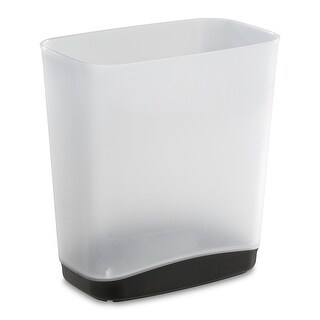 gal Plastic Rectangular Slim Decorative Trash Can, Gray - Bed Bath ...