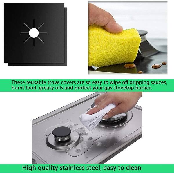 12 in. 2 Burners Recessed Gas Cooktop in Stainless Steel with 2 Power ...