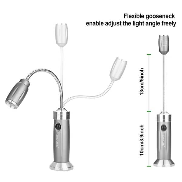 IMAGE 1 Pair Ultra-Bright Barbecue Grill LED Light Magnetic Base ...