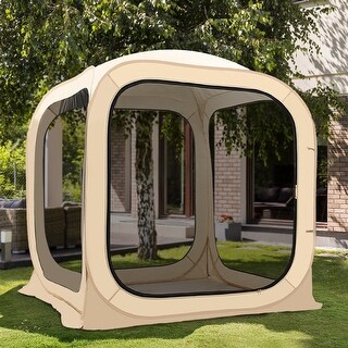 DoCred Instant Pop-Up Sports Mesh Tent, Outdoor Screen House Tent - Bed ...