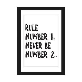 iCanvas "Rule Number" by Pixy Paper - Bed Bath & Beyond - 37410721